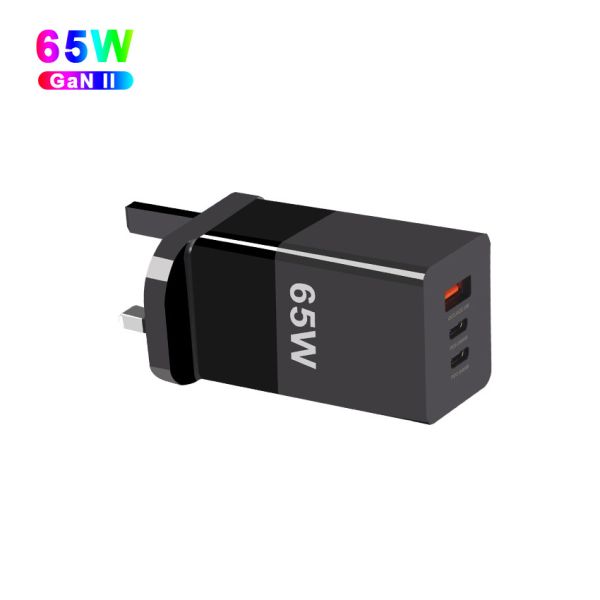Quality 65W GaN USB-C Fast Charger with PPS and Three Ports for sale