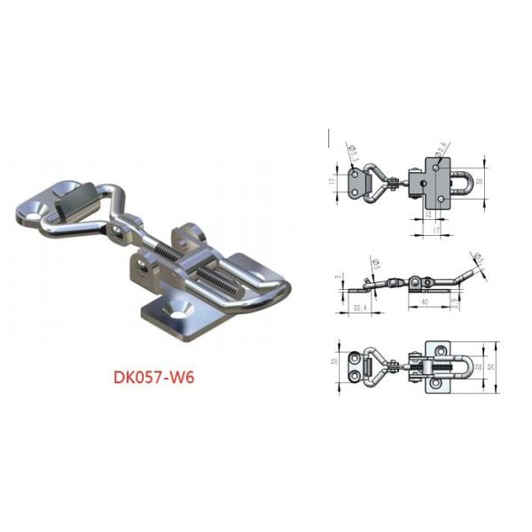 Quality Large Chrome Plated Metal Toggle Latch 304 316 Y Shaped Threaded Rod For Vehicle for sale