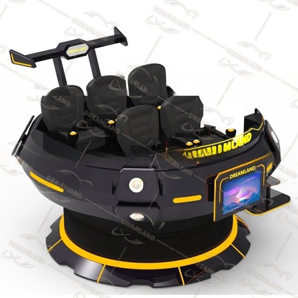 Quality Dreamland Virtual Reality 360 Rotating Chair 5 Seats VR 360 Roller Coaster 720 Degree VR Flight Simulator for sale