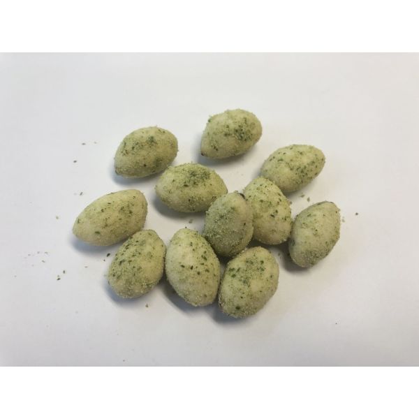 Quality Spring Onion Flavor Roasted Coated Almond Nuts Low Fat for sale