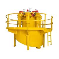 Quality Yellow Color Desanding Hydrocyclone Water Treatment Water Flow 150m3 Per Hour for sale