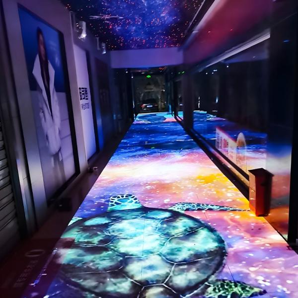 Quality Restaurant Interactive Games Projector Holographic Floor Projection for sale
