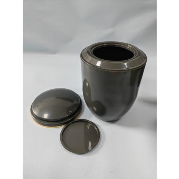 Quality Silver Flash Point Funeral Ash Urn For Adult 3.3L Plastic Material for sale