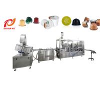 Quality Double Lanes Coffee Capsule Filling Sealing Machine for sale