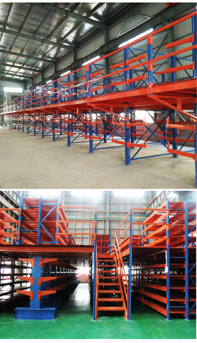 Cantilever Rack For Long Products Cantilevered Mezzanine Rack Warehouse ...