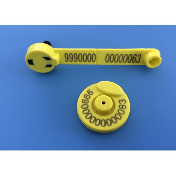 Quality 134.2khz Sheep Ear Tags For Electronic Identification Tracking TPU Material for sale