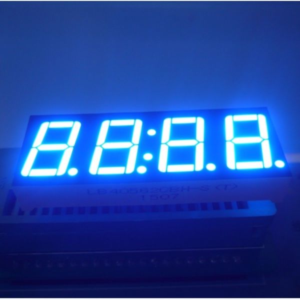 Quality Pure Green 4 Digit 7 Segment Led clock Display 0.56 Inch common anode For for sale