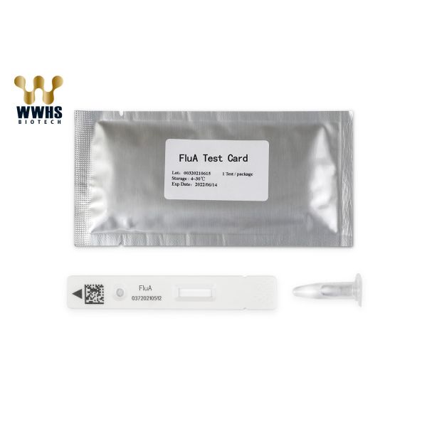 Quality FluA High Sensitivity Colloidal Gold Infection Detection WWHS Rapid Test Kits for sale
