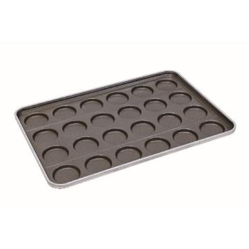 Quality 24 Cavity PTFE 600x400x35mm Hamburger Bun Tray for sale