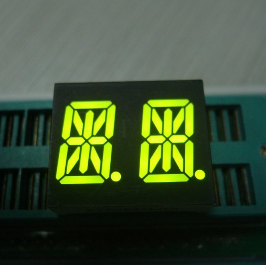 Quality 0.54" Alphanumeric LED Display Dual Digit 2 X 7 Segment Common Anode Ultra for sale