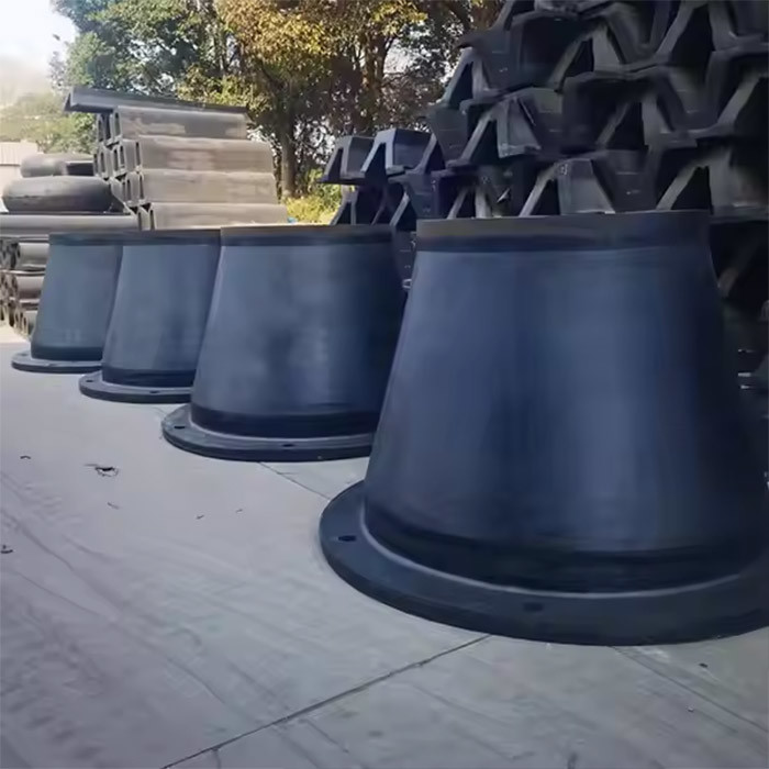 Quality 500h Cone Fender High Energy Absorption Low Reaction Force Space Saving Design for sale