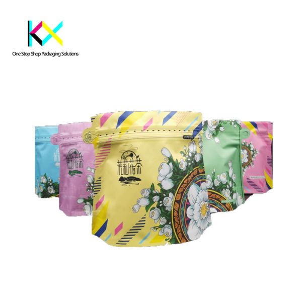 Quality Digital Printing High Barrier Tea Packaging Pouch Tea Stand Up Pouches for sale