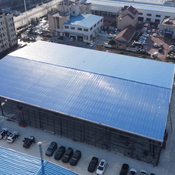 Quality Q355B Prefabricated Steel Frame Building for Auto Service Shops for sale