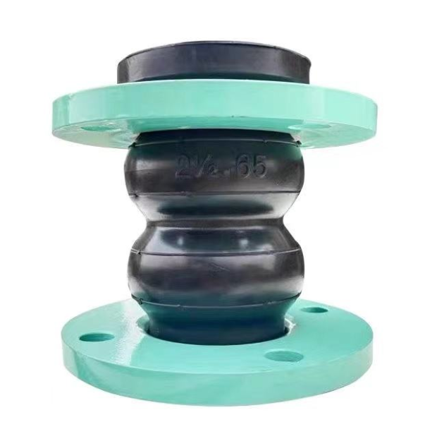 Quality Pn16 Double Sphere Expansion Joint EPDM Double Flanged Flexicon Rubber Expansion for sale