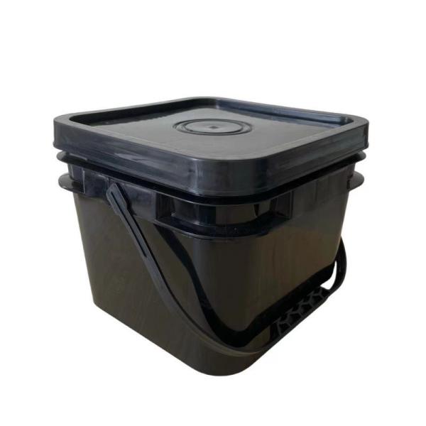 Quality Square Plastic Bucket for Cat Litter Container 5L 6L 8L 12.5L 15L Leak Proof for sale