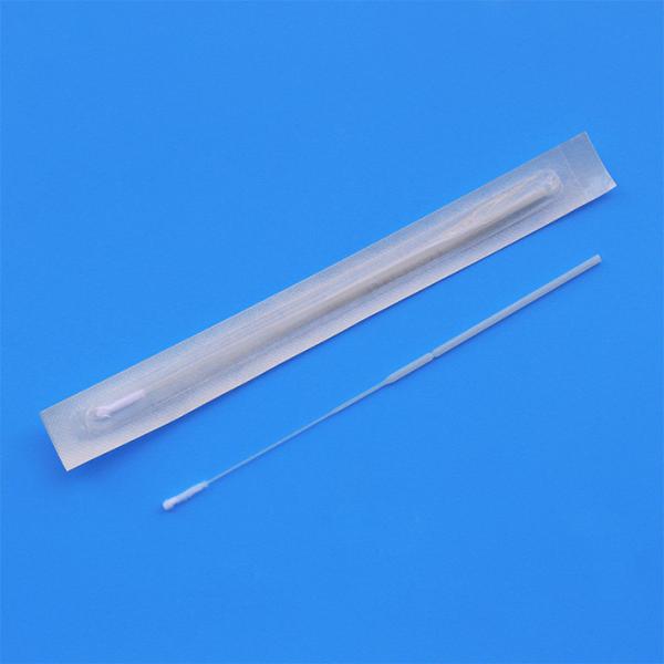 Quality Medical Grade 80mm Nasopharyngeal Flocked Swab Sterile Nasal Swabs for sale