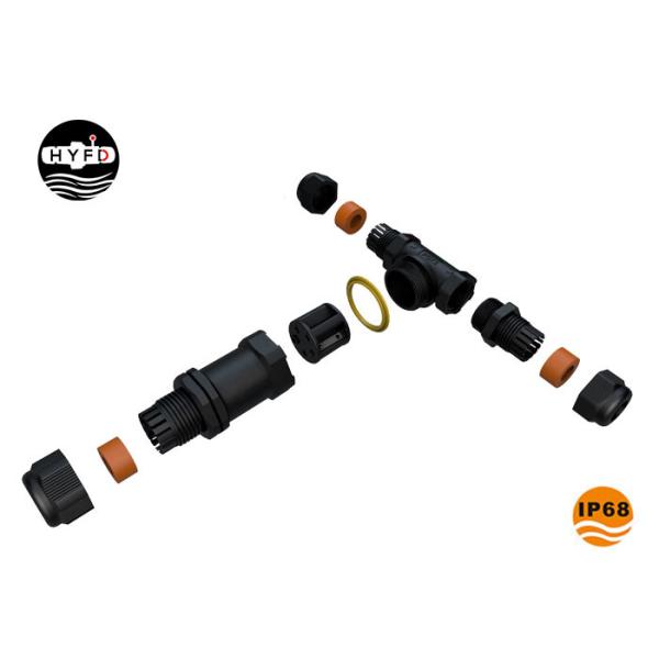 Quality T Shape 3 Way IP68 Waterproof Screw Connector for sale