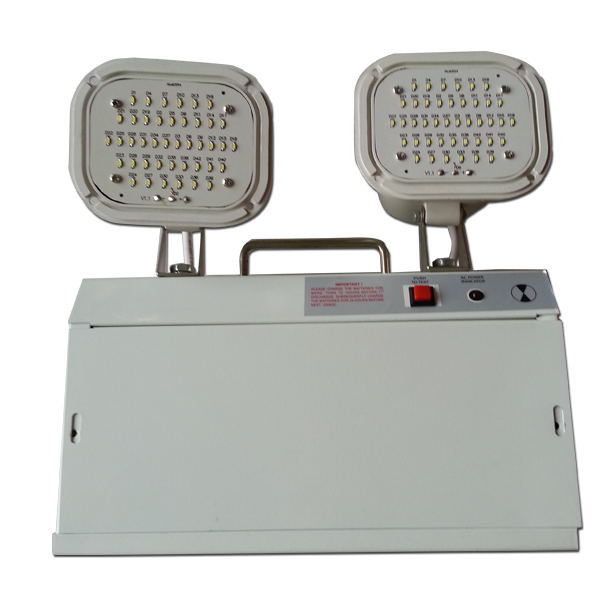 Quality Battery Powered Twin Head 3014 SMD LED Rechargeable Emergency Light TL084BN for sale