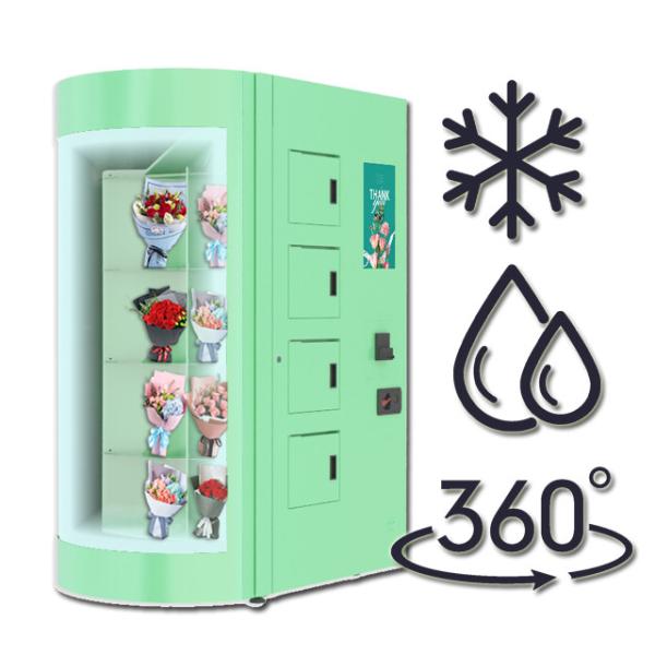 Quality Self Service Restaurant Salad Vending Machine Credit Card Payment for sale