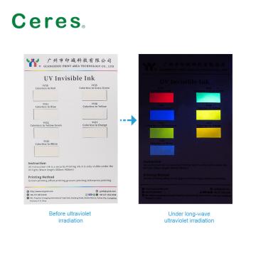 Quality Colorless Grass Green Invisible UV Offset Ink Printing Normal Dry Solvent Based for sale