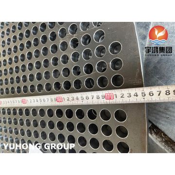 Quality ASME SA516 GR.70 BAFFLE PLATE FOR HEAT EXCHANGER CONDENSER TUBESHEET for sale
