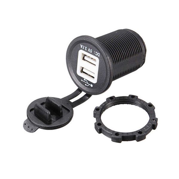 Quality New 5V 3.1A Dual USB Socket Charger Adapter Mobile Phone Power Outlet for sale