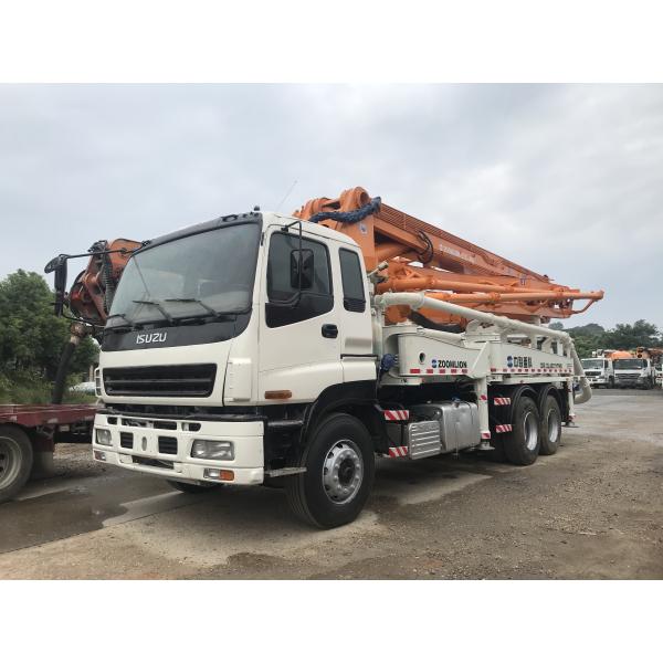 Quality ISO90001 Approved Used Cement Truck , Concrete Pumping Truck 37 Meters for sale