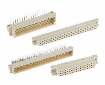 Quality Male Header DIN 41612 Connector , Right Angle Header Connector Gold Flash for sale