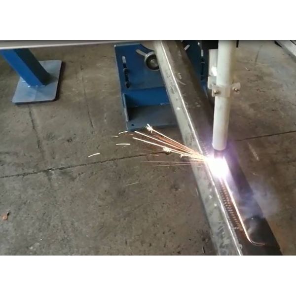 Quality CNC Laser Light Pole Door Cutting Machine, Model LDC-350/2000 for sale