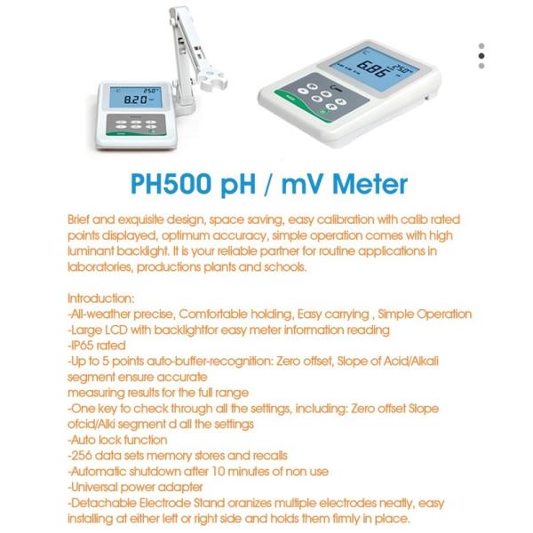 Quality Multifunctional Benchtop Digital Meter for pH mV EC Measurement in Lab Water for sale