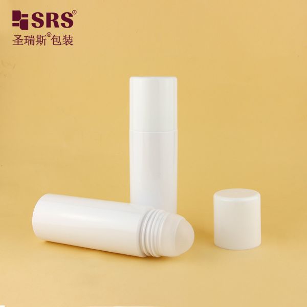 Quality Plastic Ball Green Plastic Roll-On Bottle For Deodorant Gel Resistant Recyclable for sale