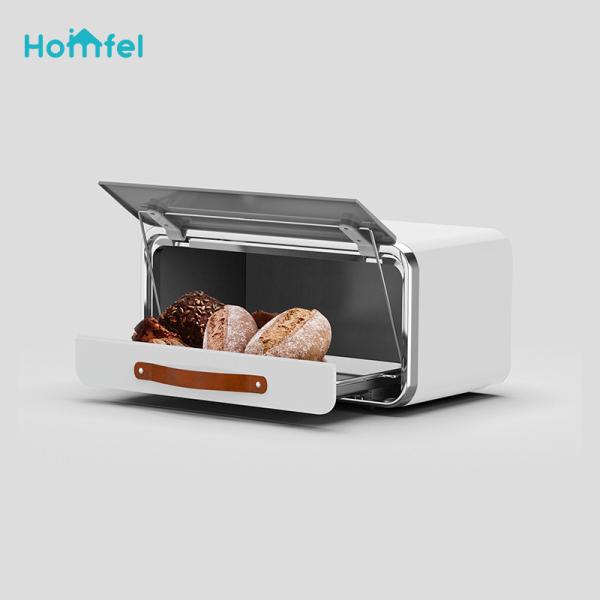 Quality Household Bread Storage Container With Drawer , Stainless Steel Bread Box for sale