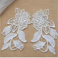 Quality PVA Lace Embroidery Hot Water Soluble Non Woven Fabric for sale