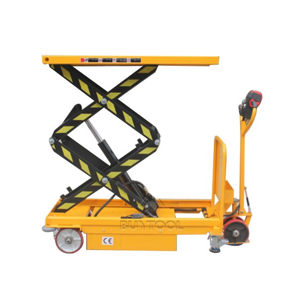 Quality 500kg 700 Kg 60 X 60 Self Propelled Mobile Lift Tables Hydraulic  Electric for sale