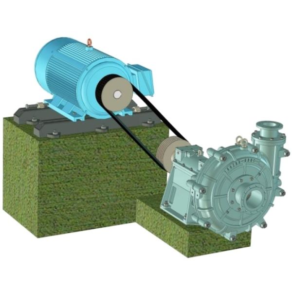Quality Anti Abrasion 1480r/Minute Heavy Duty Slurry Pumps Submersible 150ZBQ-500 for sale