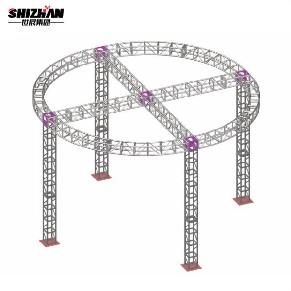 Quality Aluminum Alloy Lighting Round Truss Electric Galvanized for sale