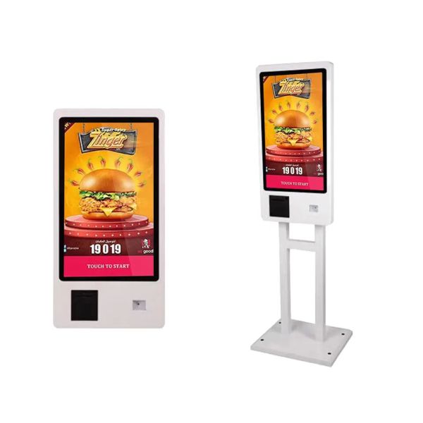 Quality Floor Stand Food Ordering Kiosk Machine 15.6 Inch For Restaurant for sale