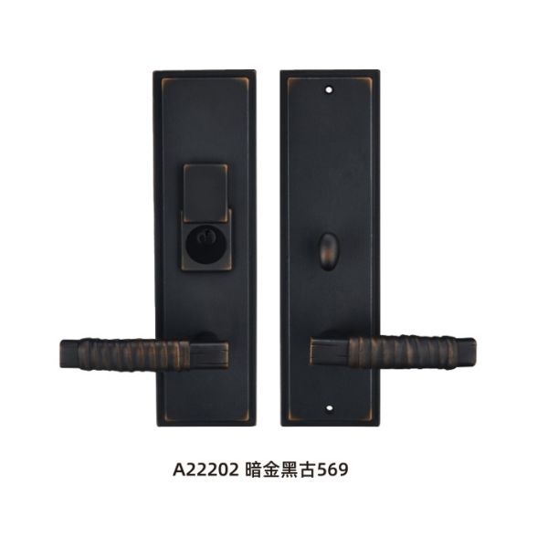 Quality High Level American Door Handles Morden Antique Brass Door Handles for sale