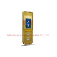 Quality Gold Color Dot Matrix Elevator Cop Lop With Lift Control Panel for sale