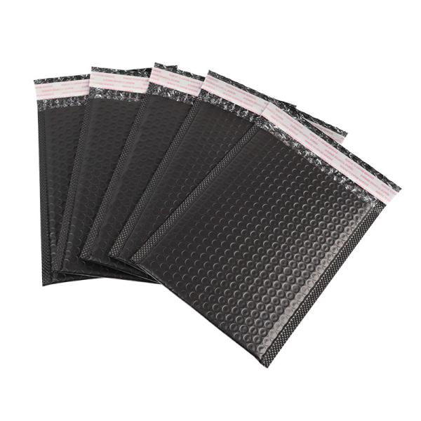 Quality 6x10 Black Bubble Poly Mailers Tear Resistant Clothing Packaging for sale