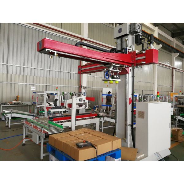 Quality PLC Compact 1200x1200mm Intelligrated Auto Robotic Palletizing System for sale