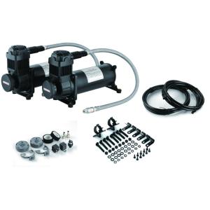 Quality Heavy Duty YF6469R DUAL Pack Air Ride Suspension Compressor Strong Power Fast Inflation for sale