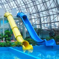 Quality Highly Safety Fiberglass Water Park Slide With 5-10M Platform Height for sale