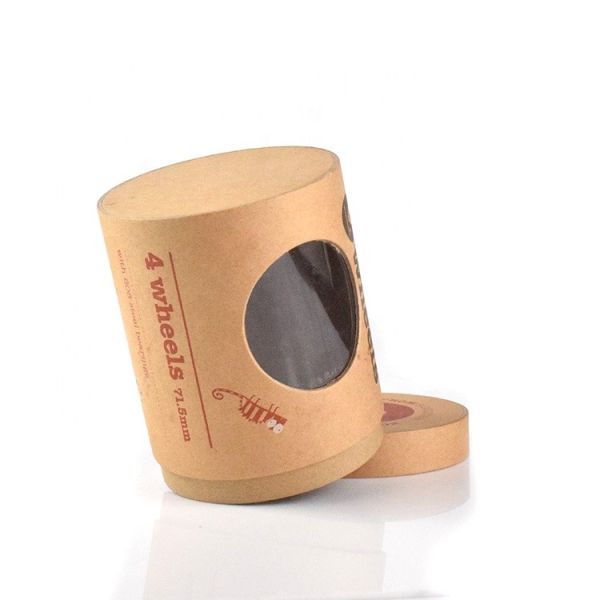 Quality Biodegradable Cardboard Box With Plastic Window Glossy Laminated Multifunction for sale