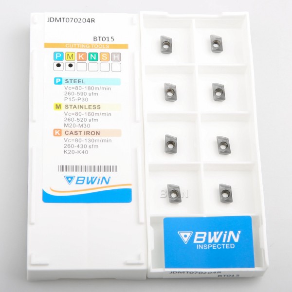 Quality Fast Feeding Cnc Cutting Insert Jdmt 070204 R Carbide Cnc Inserts for sale