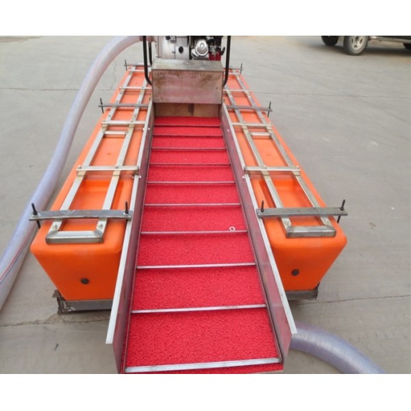 Quality Gold Mining 4 Inch Jet Suction Dredger With Sluice Box for sale