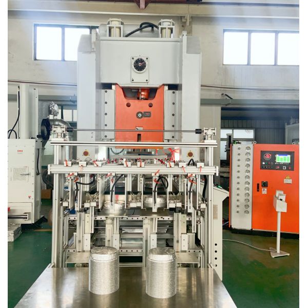 Quality 24KW Fully Automatic Disposable Food Container Making Machine CE alu cup maker for sale
