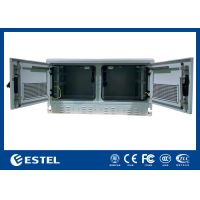 Quality Two Compartment Weatherproof Outdoor Cabinet For Telecom Equipment With High Anti-Corrosion Performance And IP55 Protection for sale
