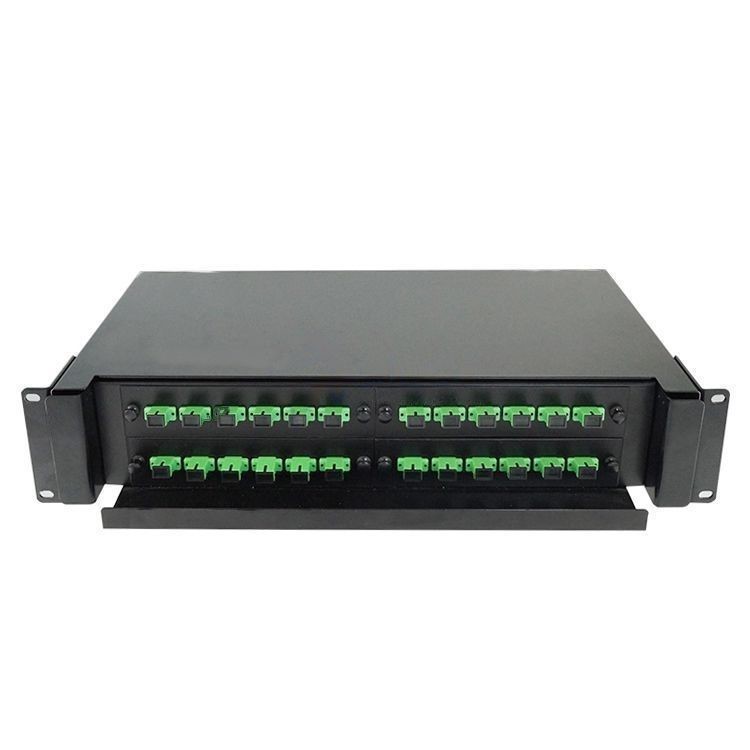 Quality ODF 24 Port Fiber Optic Patch Panel Enclosure Box 24 Core SC for sale
