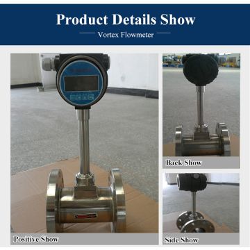 Quality Vortex Gas Flow Meter Compressed Air Flow Meter LUGB-DN20 Air and Variable Area for sale